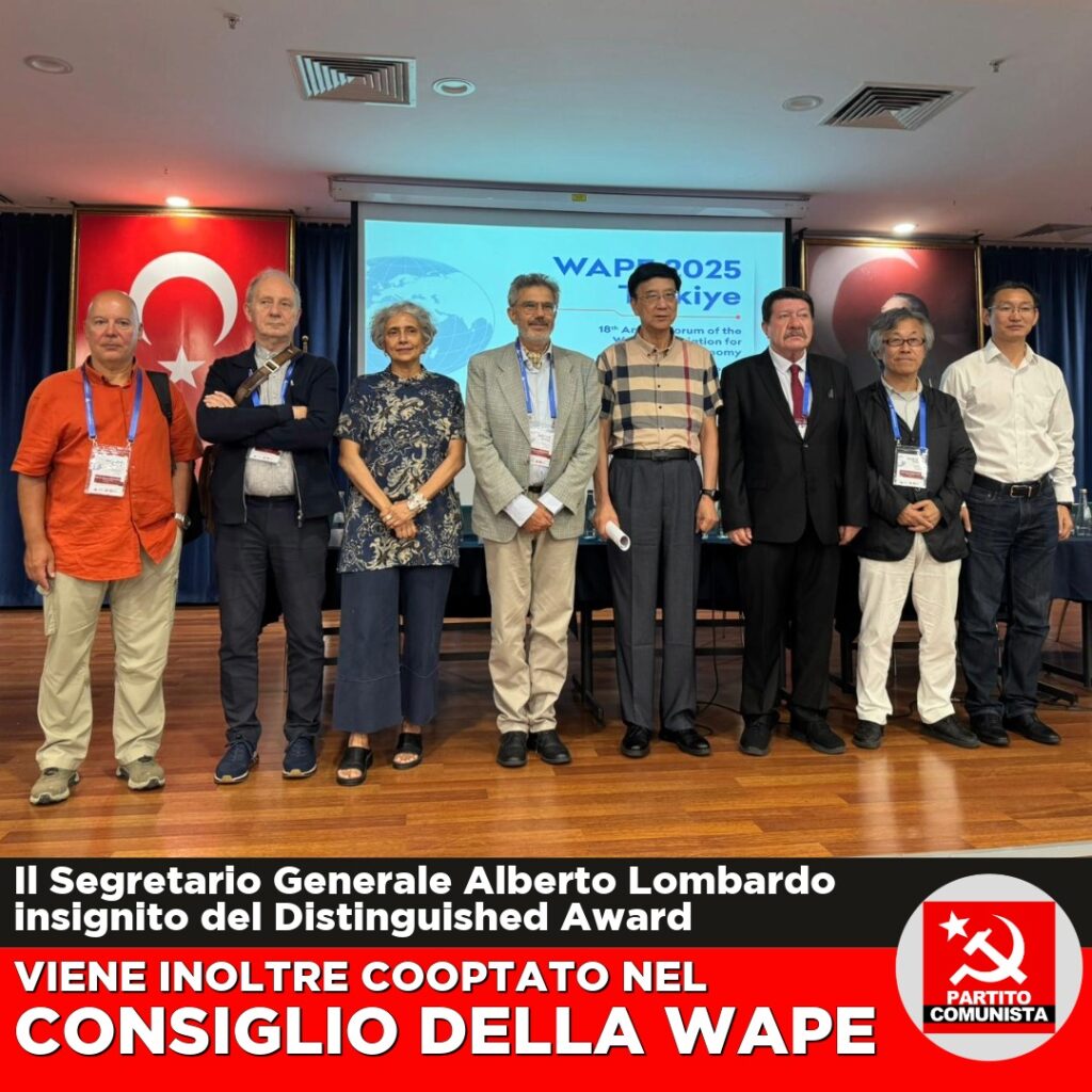Il Segretario Generale Alberto Lombardo insignito del Distinguished ...